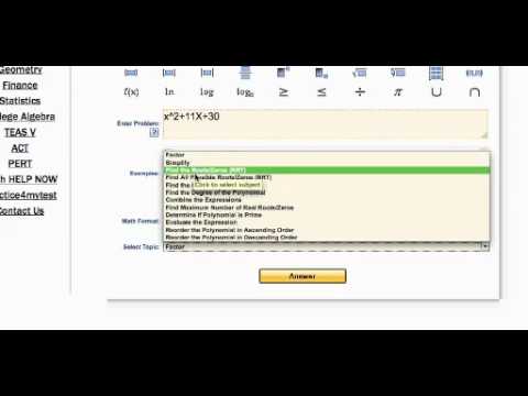 Math Homework Online Help :) youtube