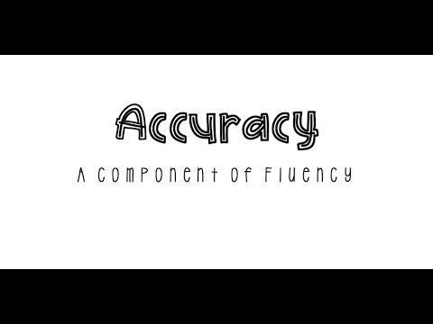Accuracy in Fluency