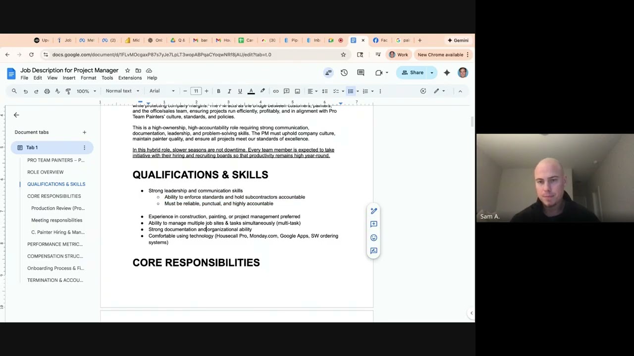 Project Manager Hiring Video