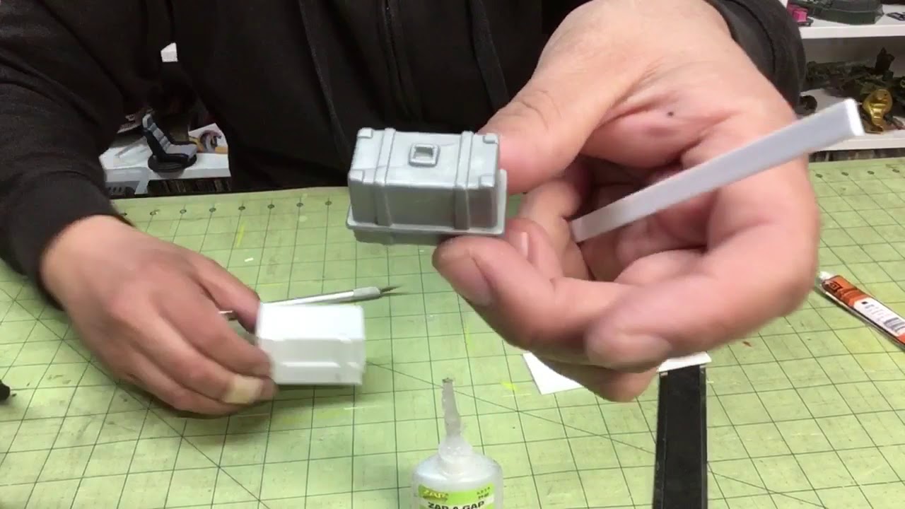 How to make a crate for your Star Wars / GI Joe diorama!