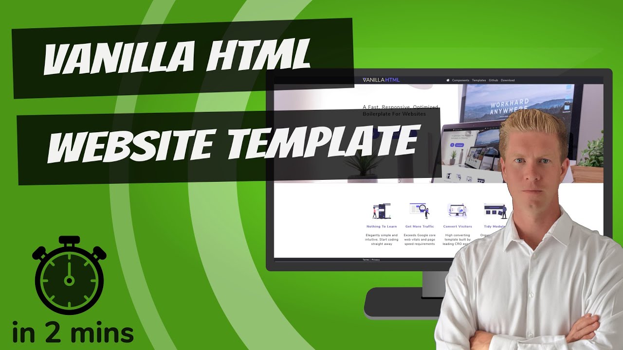 Vanilla HTML | Website Template