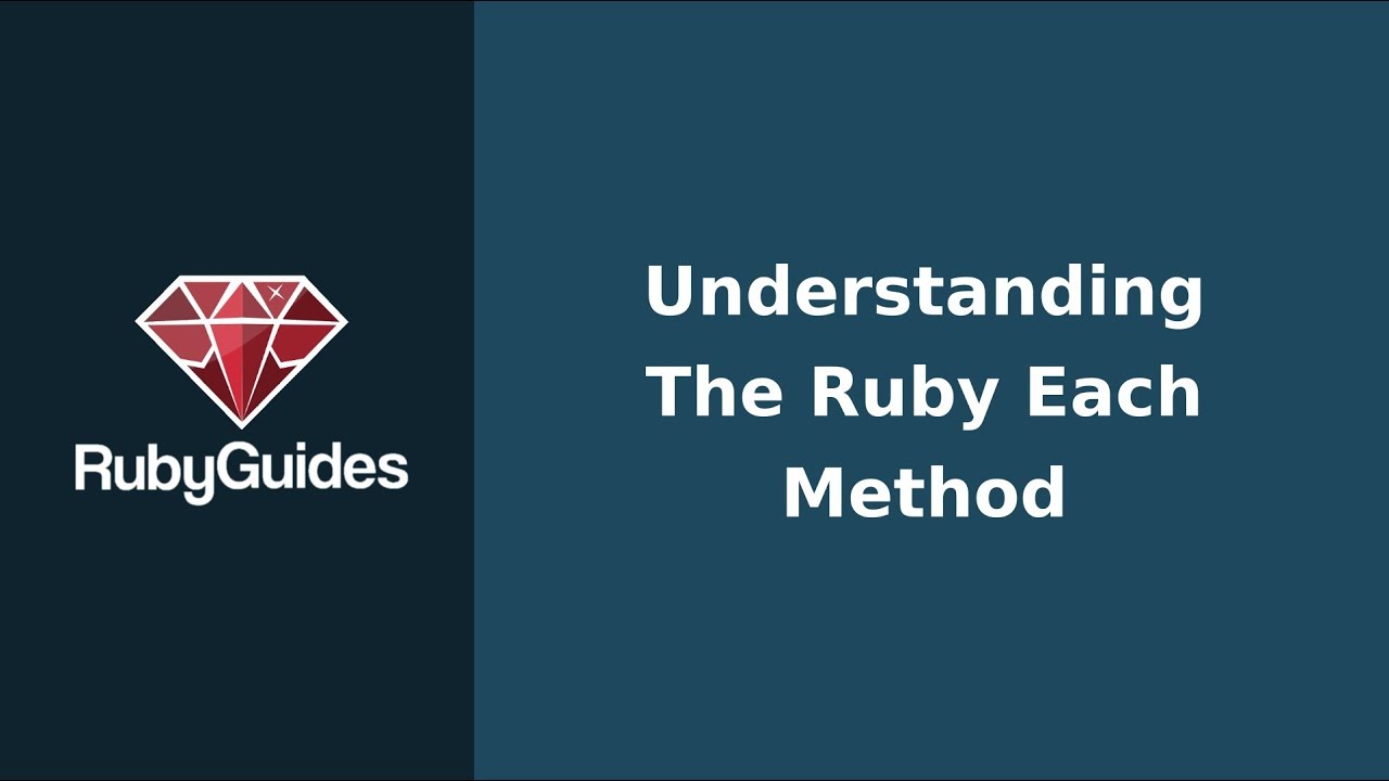 Understanding The Ruby Each Method