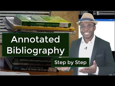 How to Write an Annotated Bibliography Step by Step