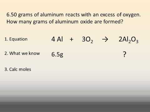 Mass Mass Stoichiometry Calculations
