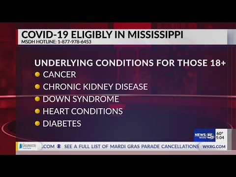 VIDEO: Mississippians 65 and older, those with pre-existing medical conditions can now receive COVID