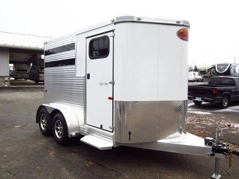 (Sold) HaylettRV.com - Sundowner Super Sport Two Horse Bumper Pull Trailer in Coldwater MI