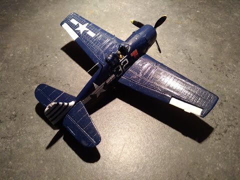 Grumann Hellcat 1/72 Airfix vintage modelkit hand painting