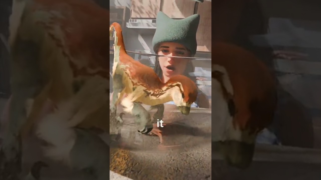 Can a Dinosaur Be Your Pet?🦖           #science #dinosaur #velociraptor #raptor #3d #shorts #short