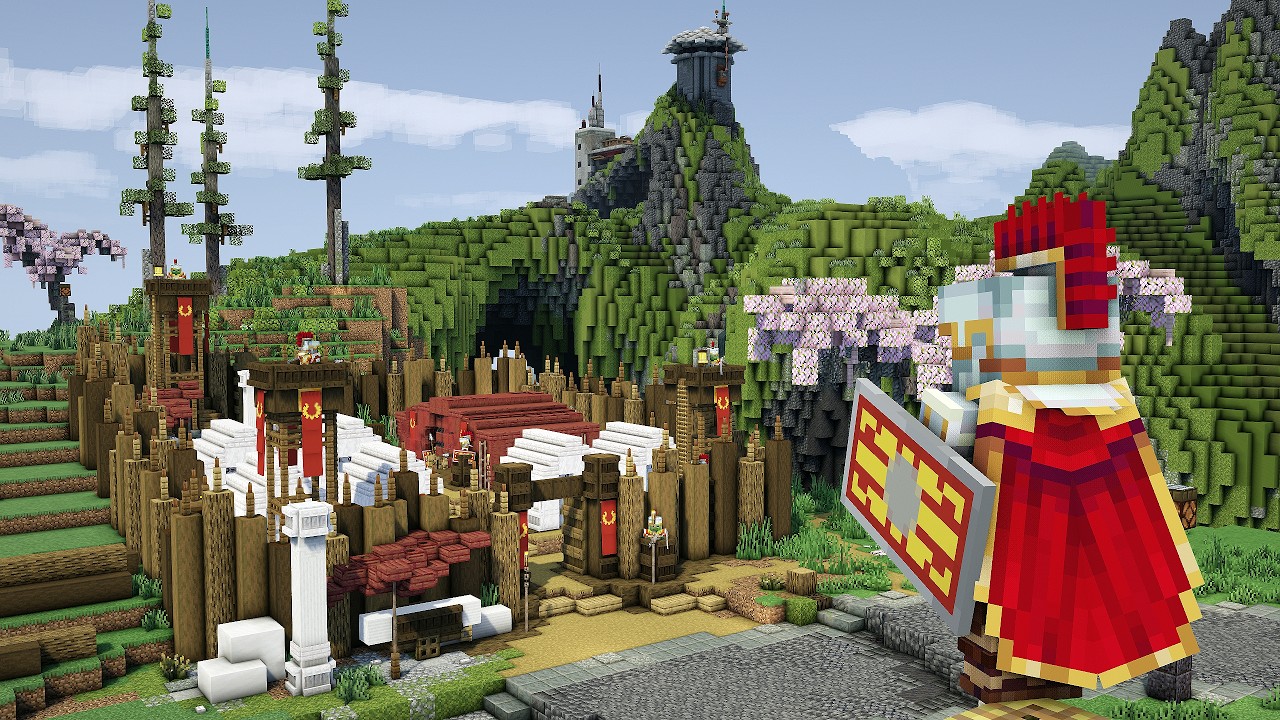 Hermitcraft 11: Ep.9 - I Built a ROMAN MILITARY CAMP!