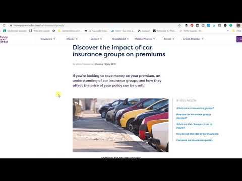 What Are The Different Car Insurance Groups | Car Insurance Groups Explained And Where To Find It...