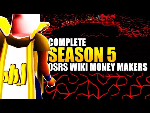 Complete Season 5 | Testing OSRS Wiki Money Making Methods | Money Making Guide 2021