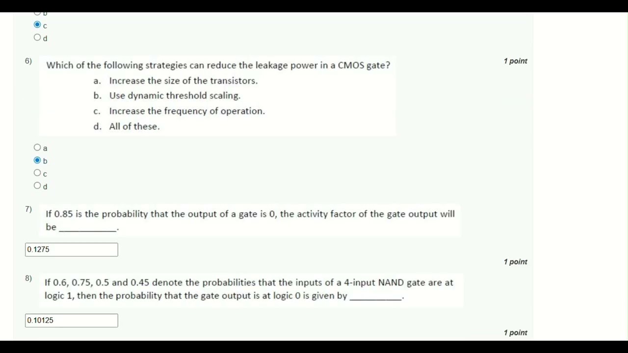 VLSI Physical Design | Week 11 | Assignment 11