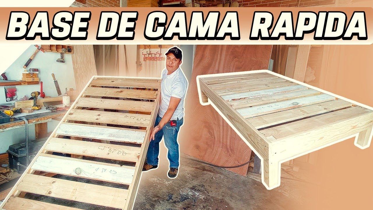 THE EASIEST WAY TO MAKE A BED BASE #modernfurniture