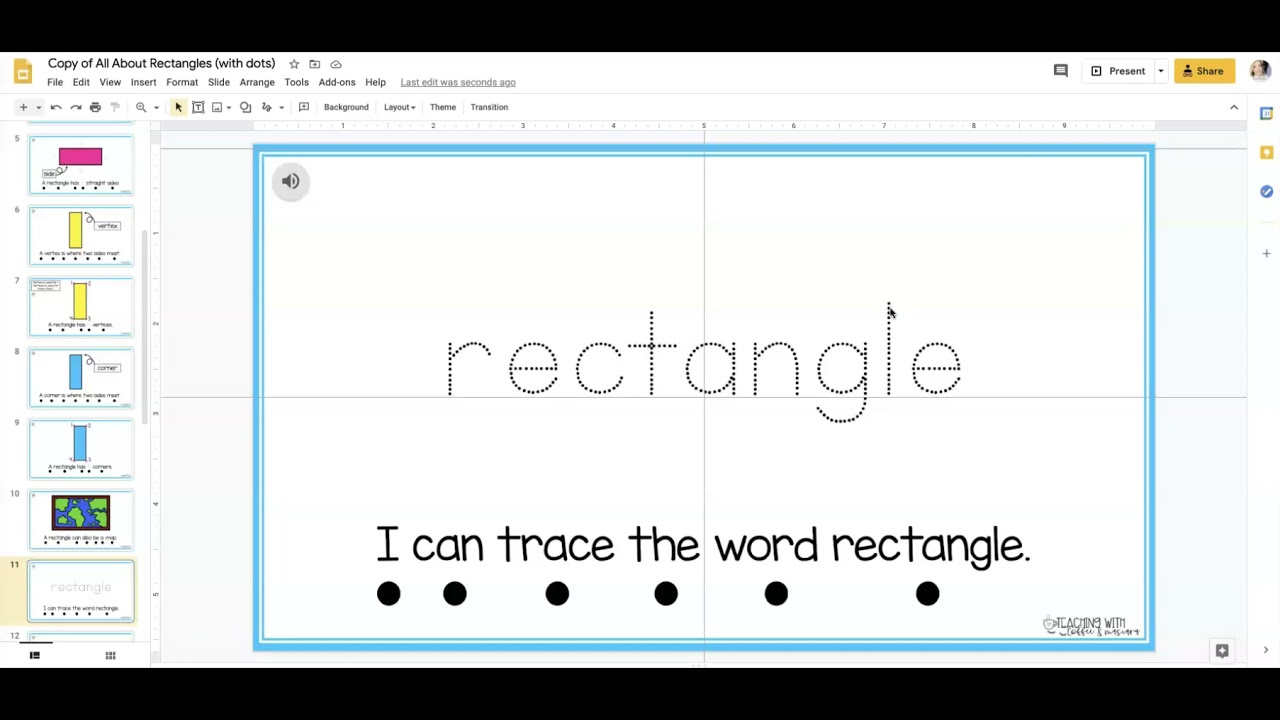 All About Rectangles PREVIEW