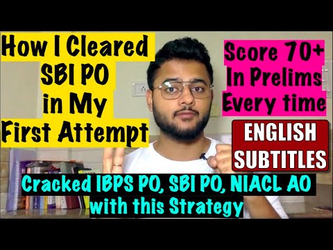 How I Cleared SBI PO Pre in my First Attempt | How to Prepare for SBI PO 2022 ? SBI PO 2022 Strategy