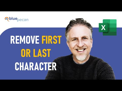 Remove First or Last Character From Text String in Excel