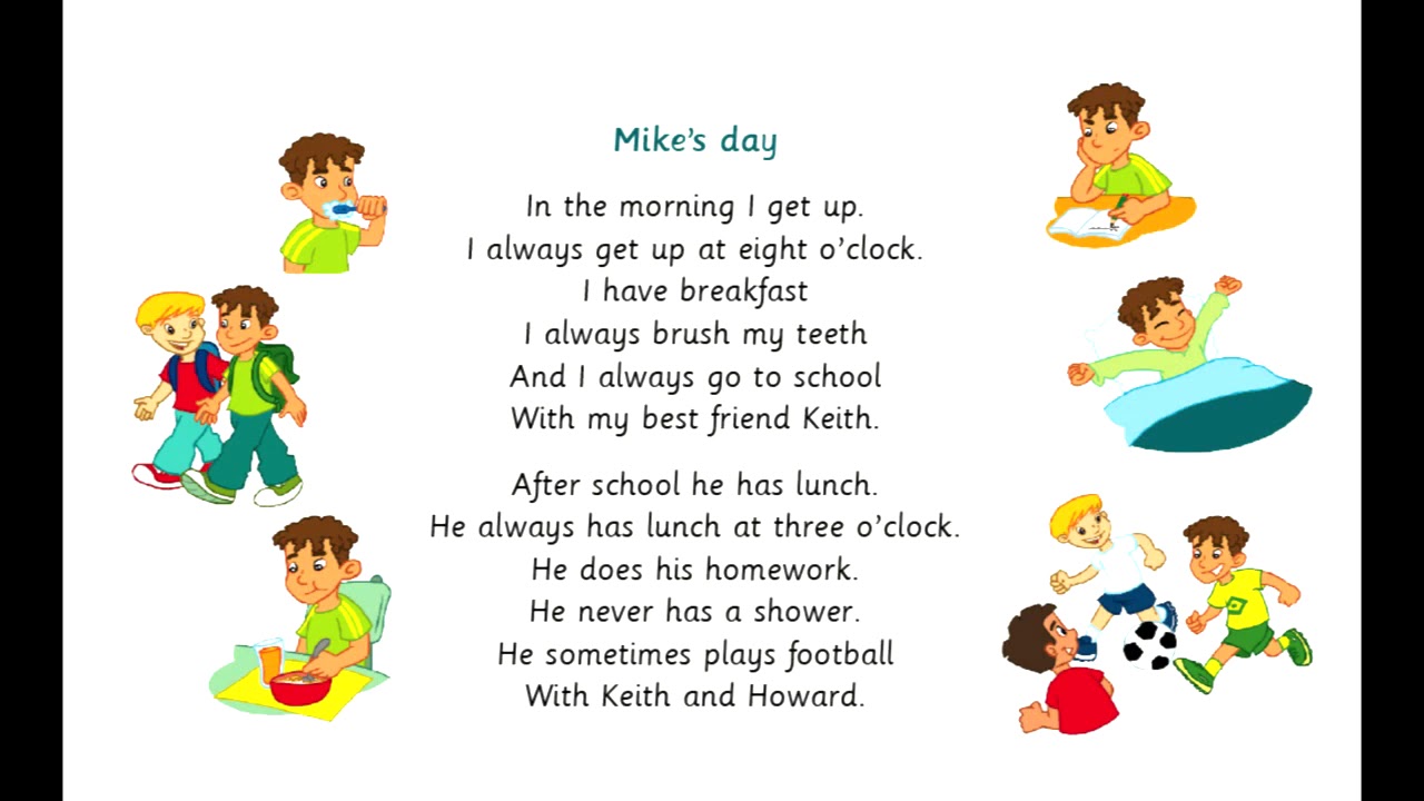Get Smart Plus 3 Module 2 Mikes Day Song (CEFR)