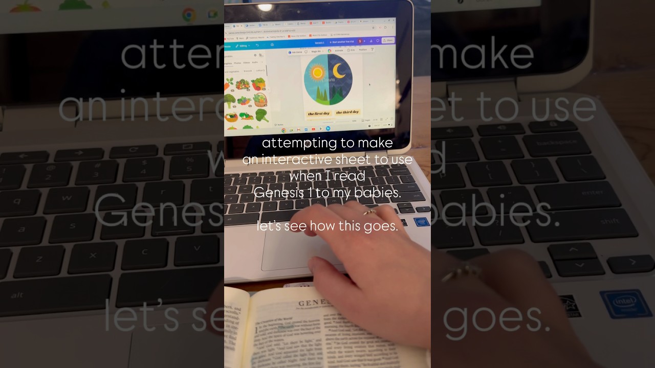 making a kids Bible activity book