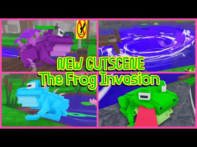 Roblox Update New Cutscenes 99 Nights in the forest FROG Invasion - All ...