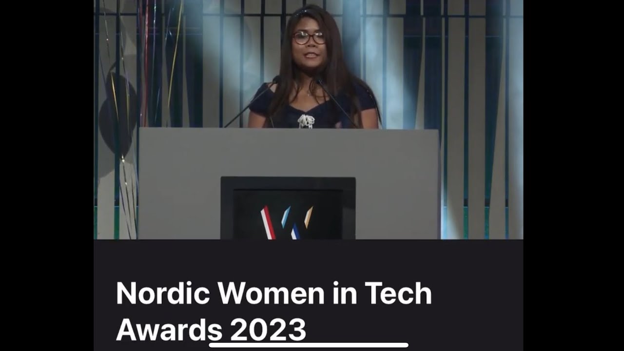 Developer of The Year, Jonah Andersson - Winner Speech at the Nordic Women in Tech Awards 2023 ✨🎉