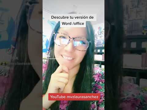 ¿Qué versión de office / word tengo?