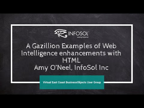 A Gazillion Examples of Web Intelligence enhancements with HTML