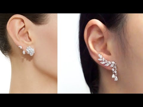 Unique And Beautifull Stylish Ear Climber Earrings For Girls And Womens.