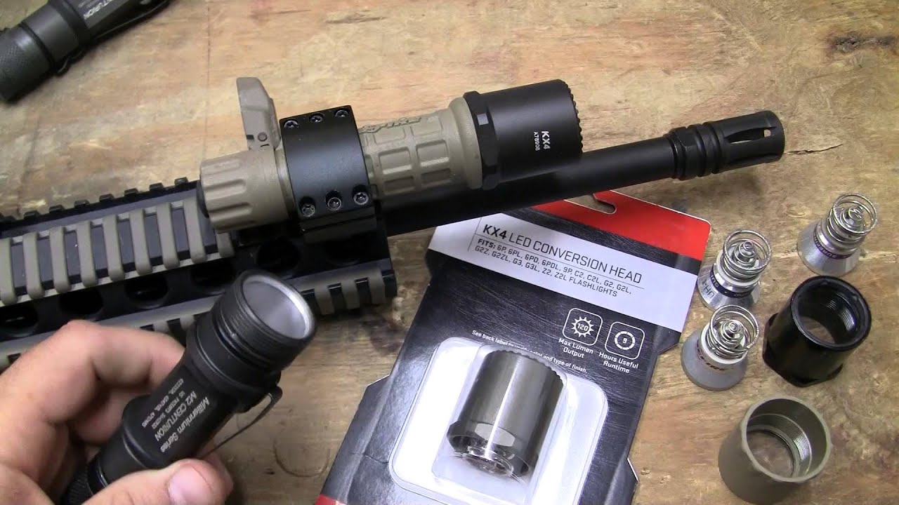 SUREFIRE KX4 LED Conversion Review & Thoughts