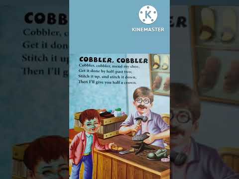 Cobbler Cobbler English ☺😁😄😃 rhyme #shorts #youtubeshorts