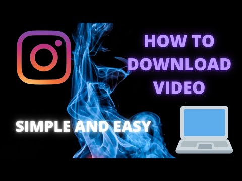 How to download instagram video on PC - video downloader script - chrome extension easy and fast way