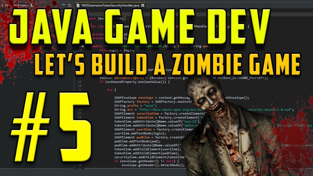 Java Programming: Let's Build a Zombie Game #5
