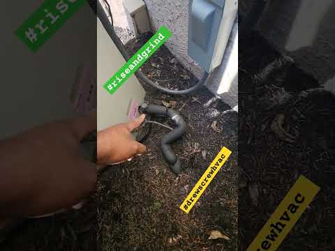 Why is it IMPORTANT to insulate your copper A/C lines❓️#hvac #airconditioning #philly #riseandgrind
