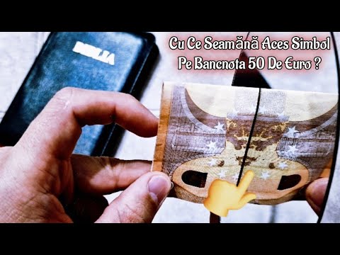 Uimitor Pe Bancnota De 50 De Euro Apare Chipul Diavolului !!!