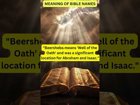 Meaning of Bible Names 196