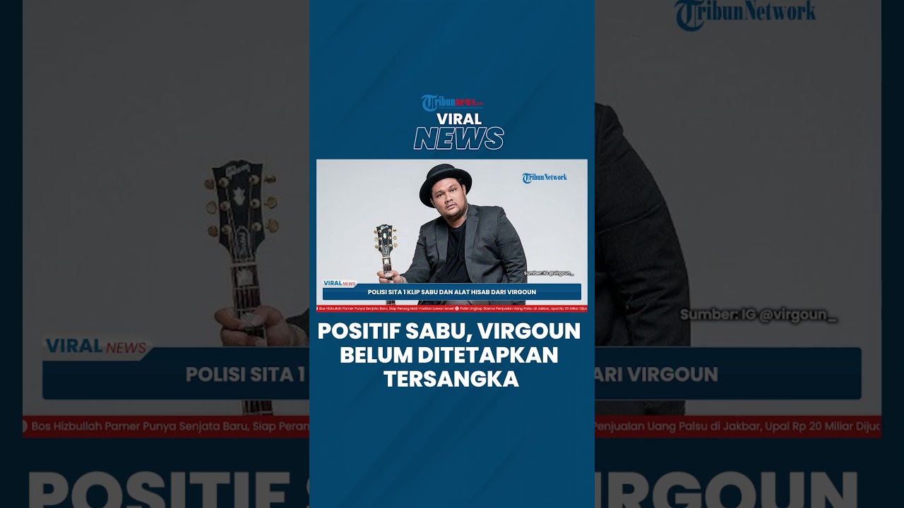 Virgoun Belum Jadi Tersangka, Polisi Sita 1 Klip Sabu dan Alat Hisab ...