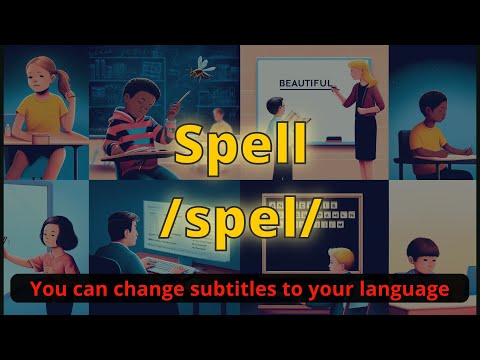 [v] Spell meaning (letters) with 5 examples