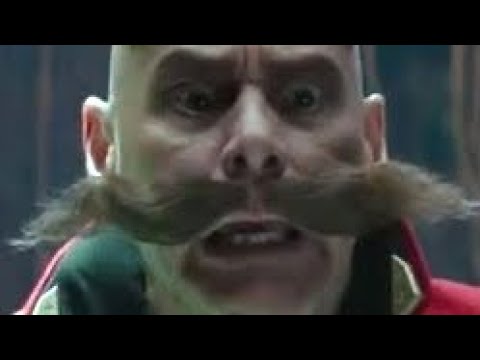 jim carrey becoming more and more like eggman as the movies go on