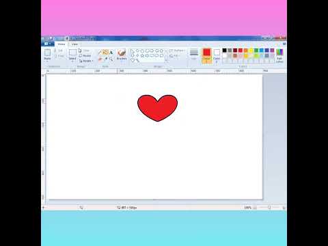 How to draw ms paint design π¨π¨ #shorts | computer drawing | ms paint @littlestarkidchannel