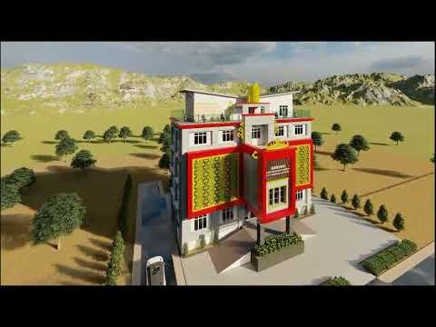 Animasi Desain gedung 6 lantai