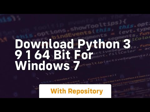 download python 3 9 1 64 bit for windows 7