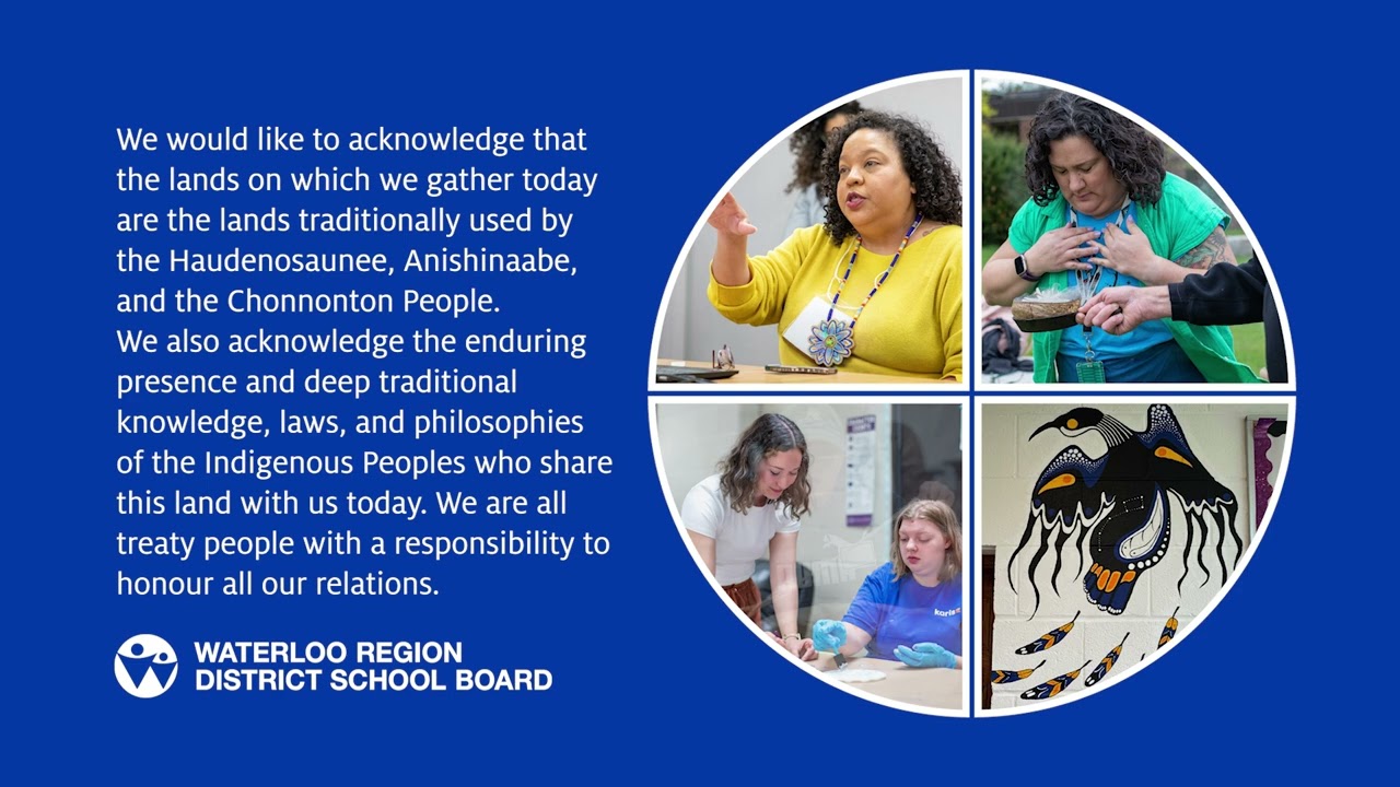 The Territorial Acknowledgement in the WRDSB