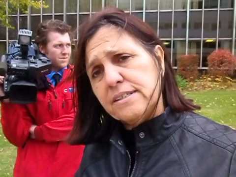 St.Mary’s First Nation Indian Chief Candice Paul delivers letter to New ...