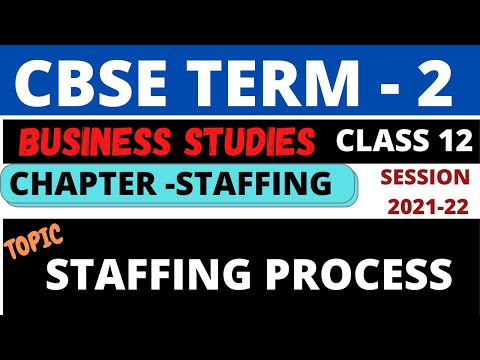 STAFFING PROCESS TERM 2 BUSINES STUDIES CLASS 12 - CLASS 12 BUSINESS ...