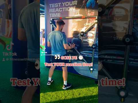 GCSE PE Test YOUR reaction time! #youtubeshorts #video #education