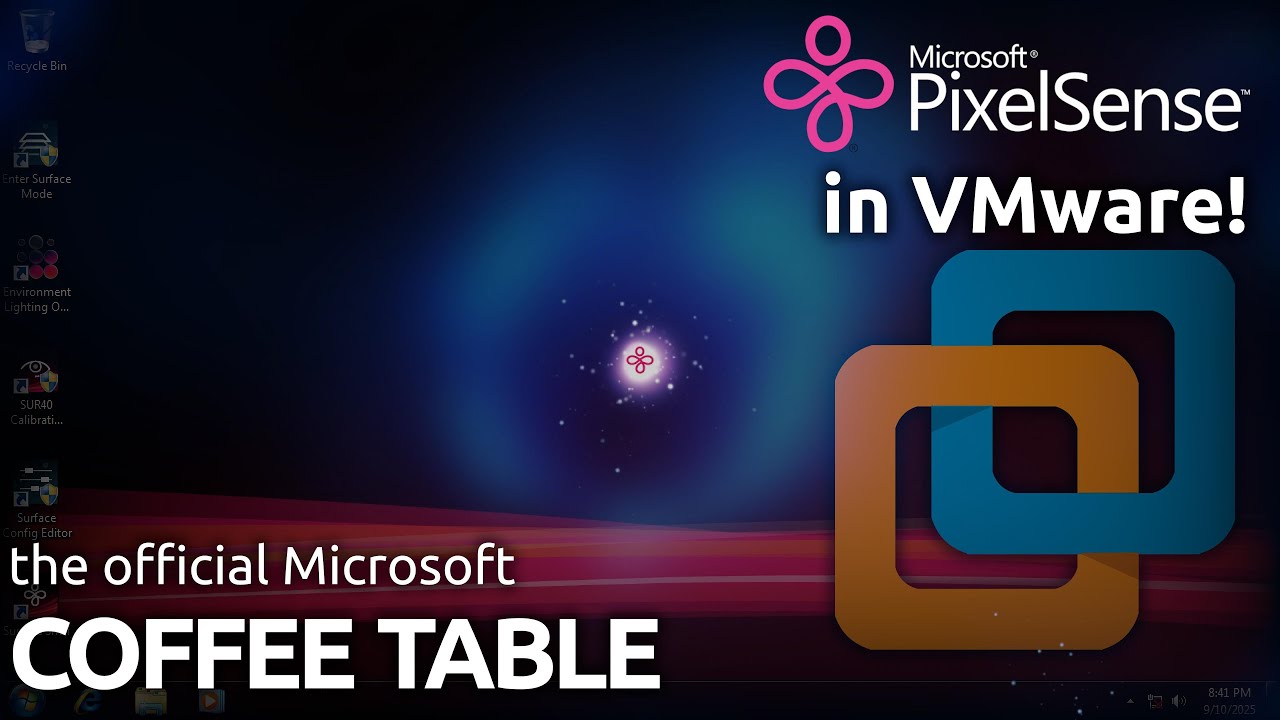 Microsoft PixelSense in VMware (the Microsoft Coffee Table OS)!