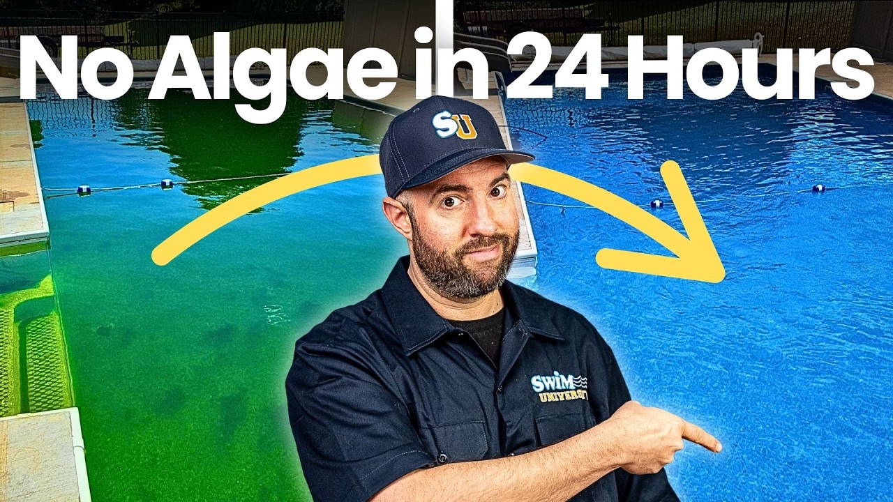 Green Pool CURE: How to Clear Up POOL ALGAE Overnight (24-Hour Fix)