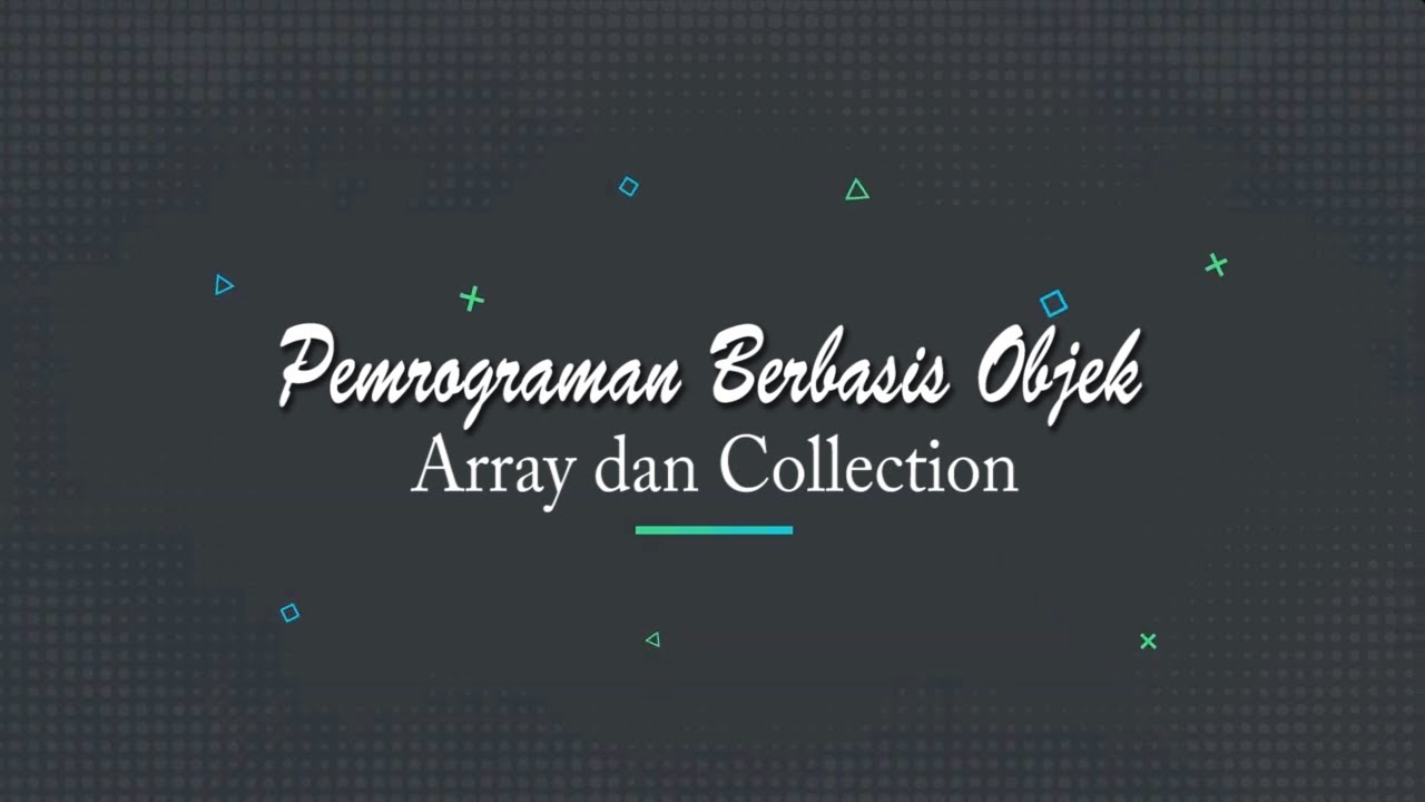 Java PBO Array dan Collection