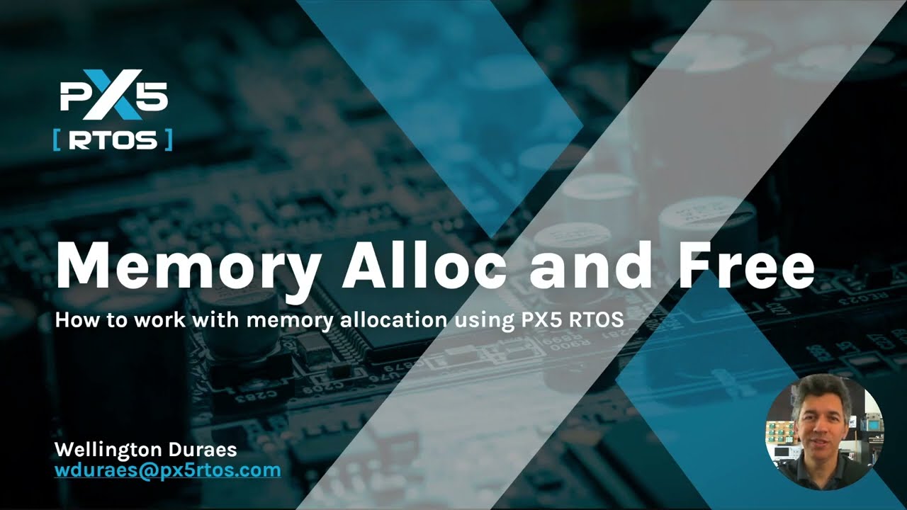 PX5 RTOS Memory Alloc and Free