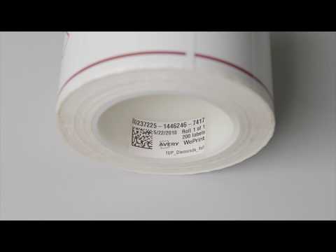Avery PrePrintables™ GHS Thermal Transfer Labels Tutorial