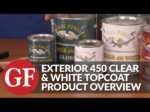 Exterior 450 Clear & White Topcoat Product Overview | General Finishes